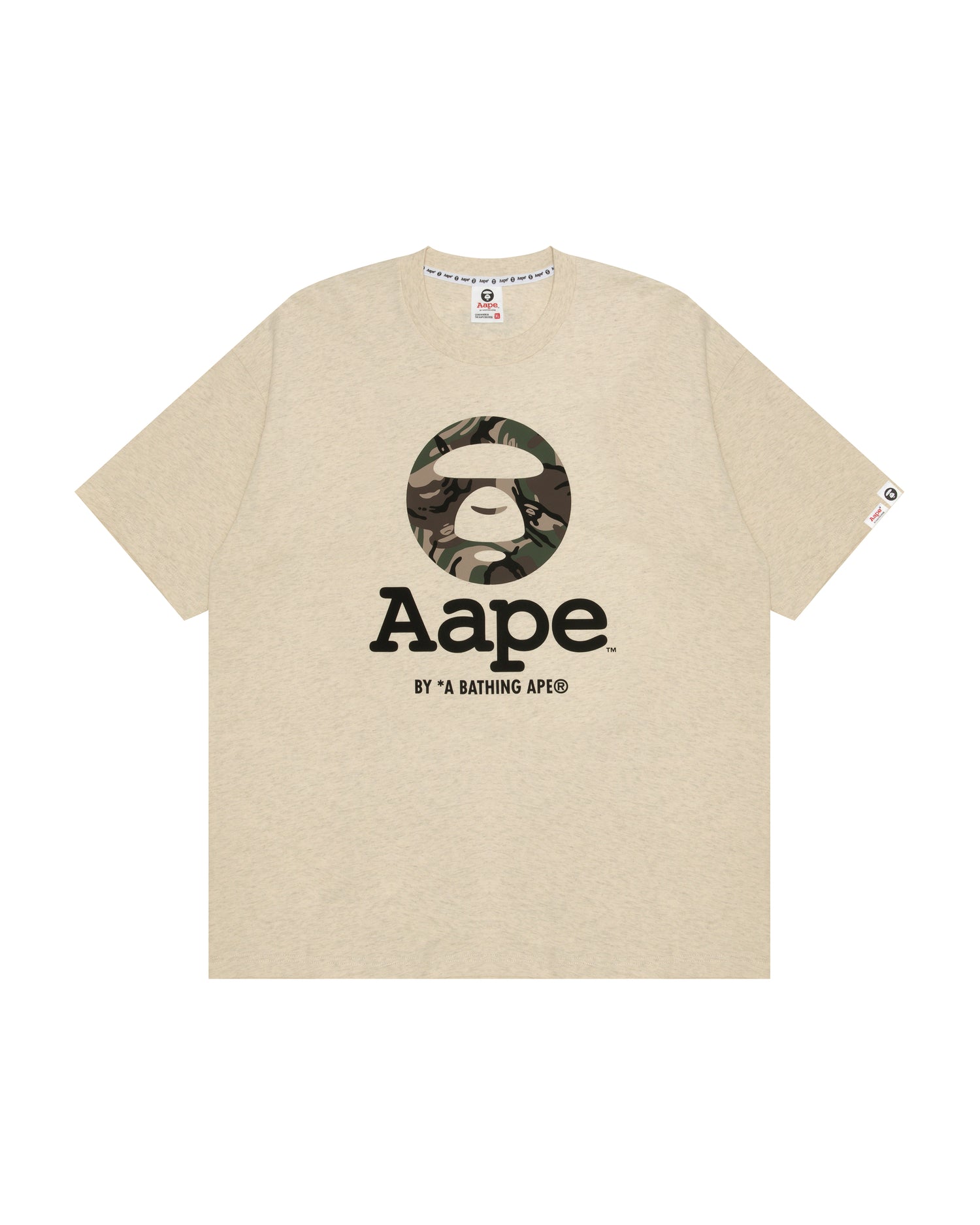 AAPE Camo moonface logo tee | Bape official website – INT.BAPE.COM