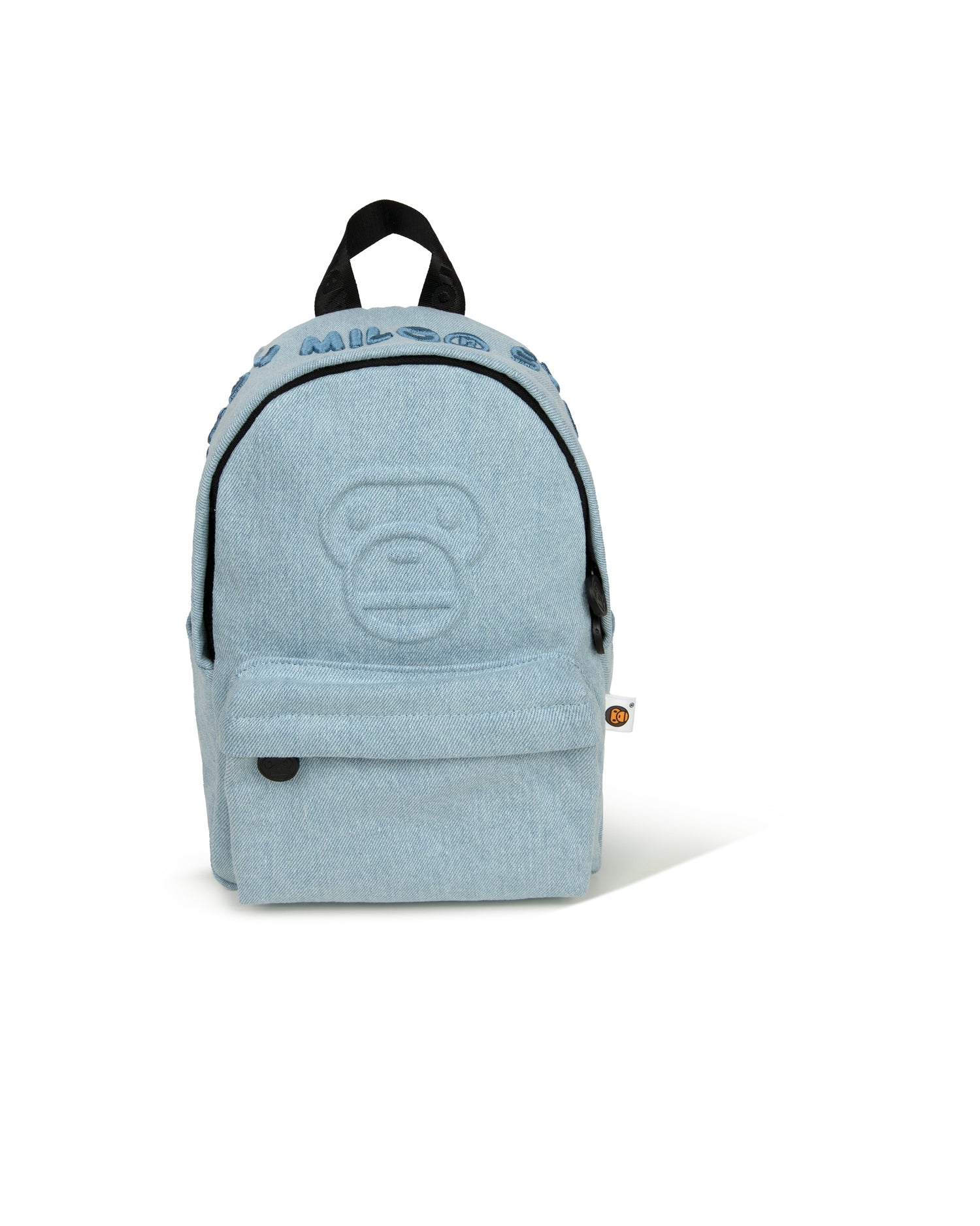 *BABY MILO® STORE Milo face denim backpack | Bape official website ...