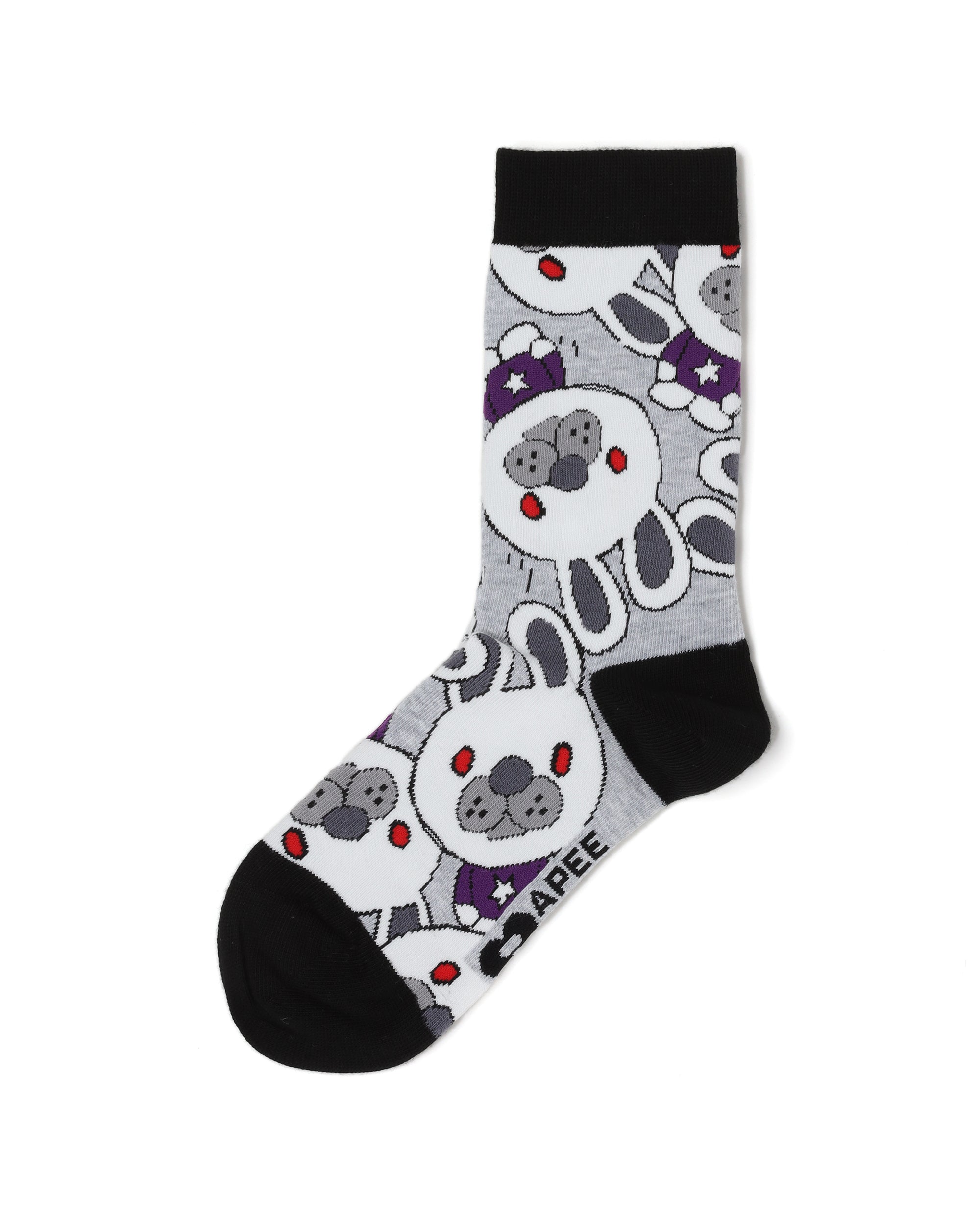 APEE Rabbit print socks | Bape official website – INT.BAPE.COM