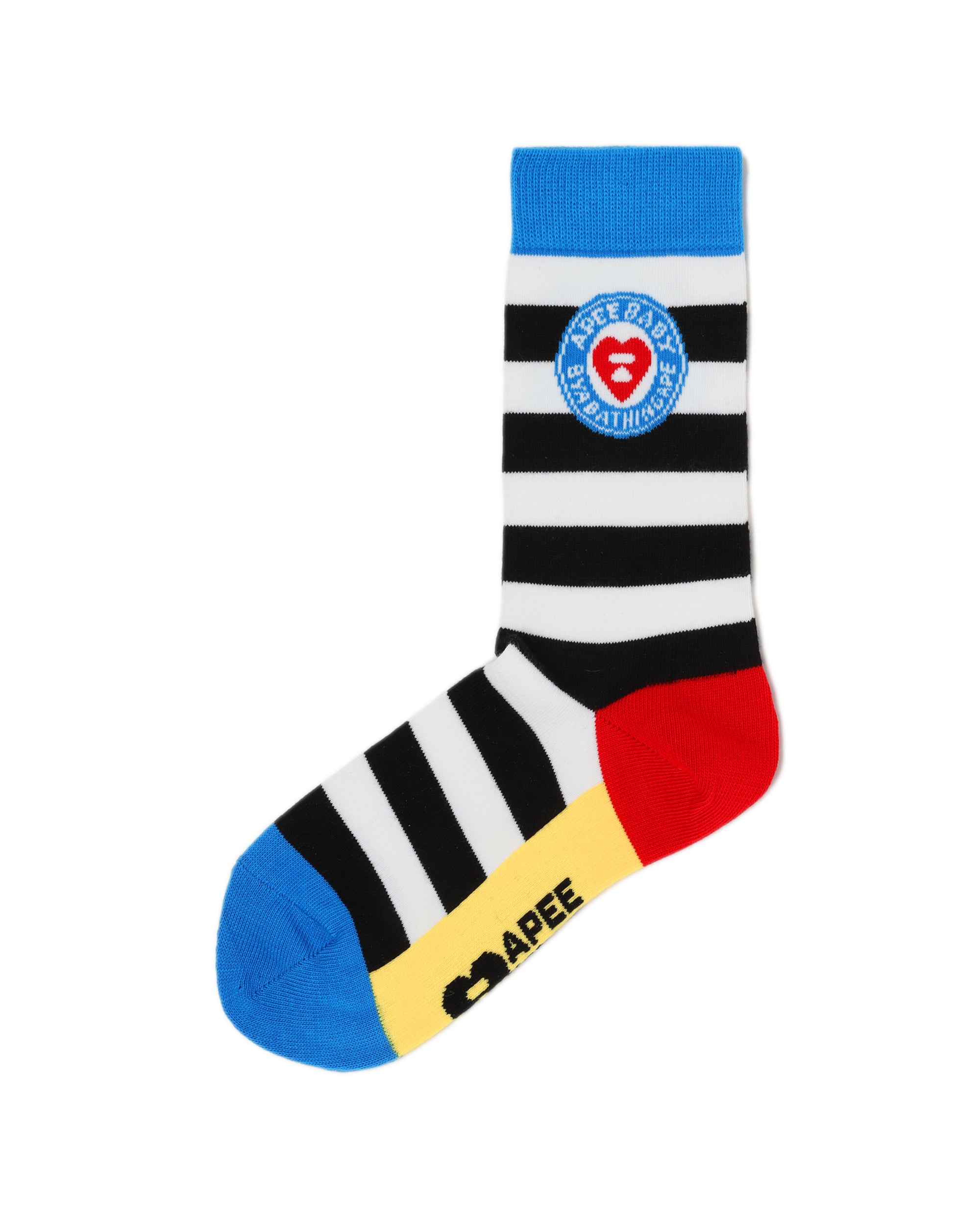 APEE Logo striped socks | Bape official website – INT.BAPE.COM
