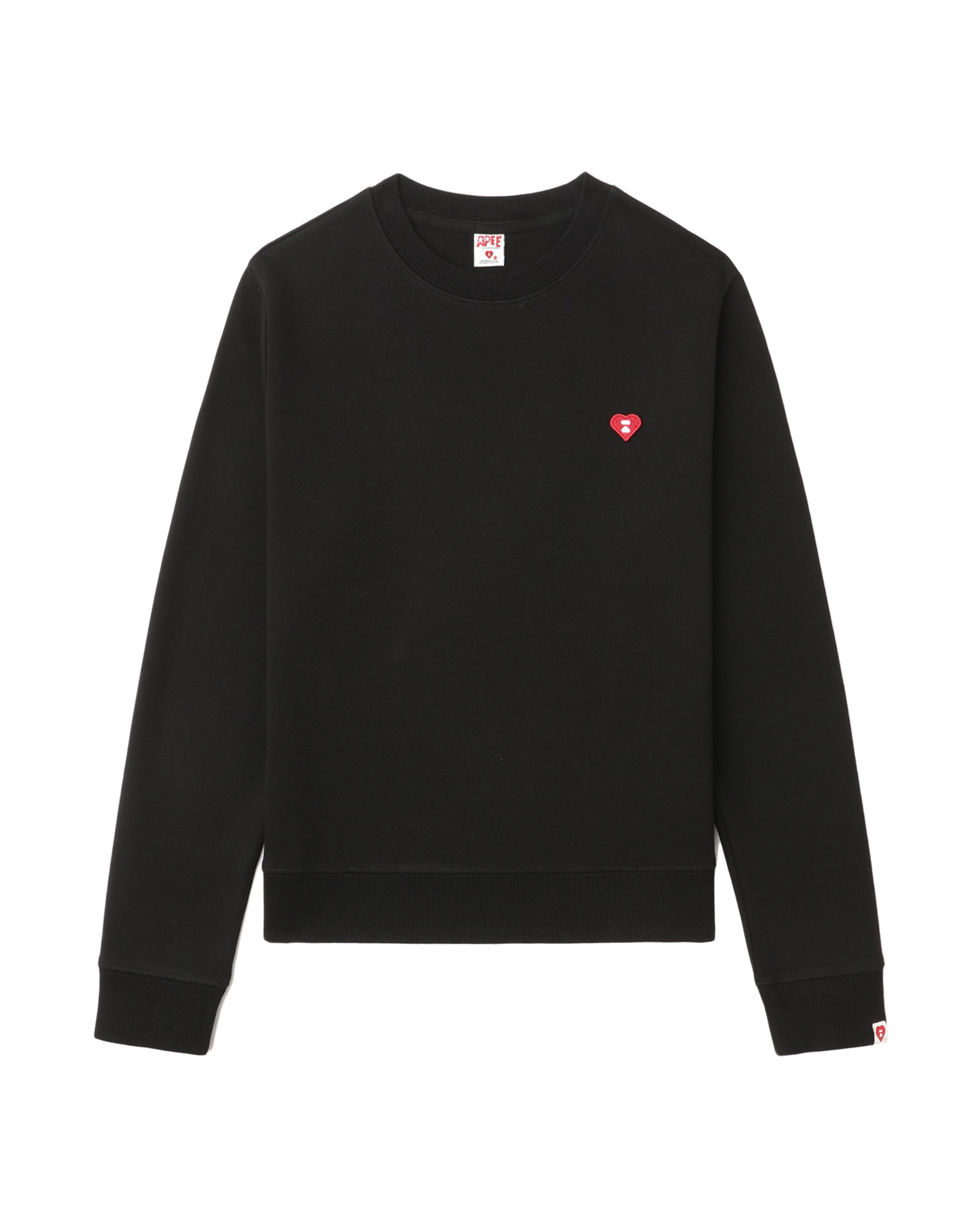 APEE Heart logo sweatshirt | Bape official website – INT.BAPE.COM