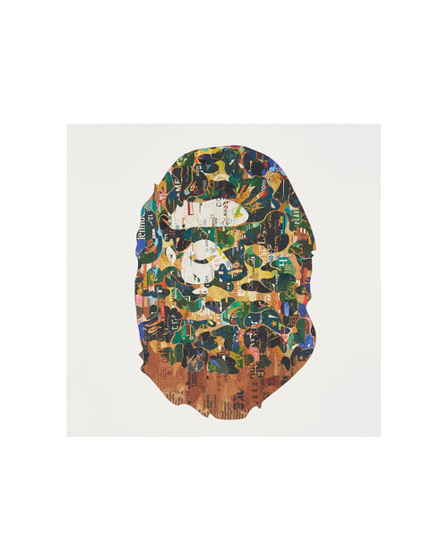 A BATHING APE® BAPE Ape Head Pop (ABC Camo Green) By Tomotatsu Gima ...