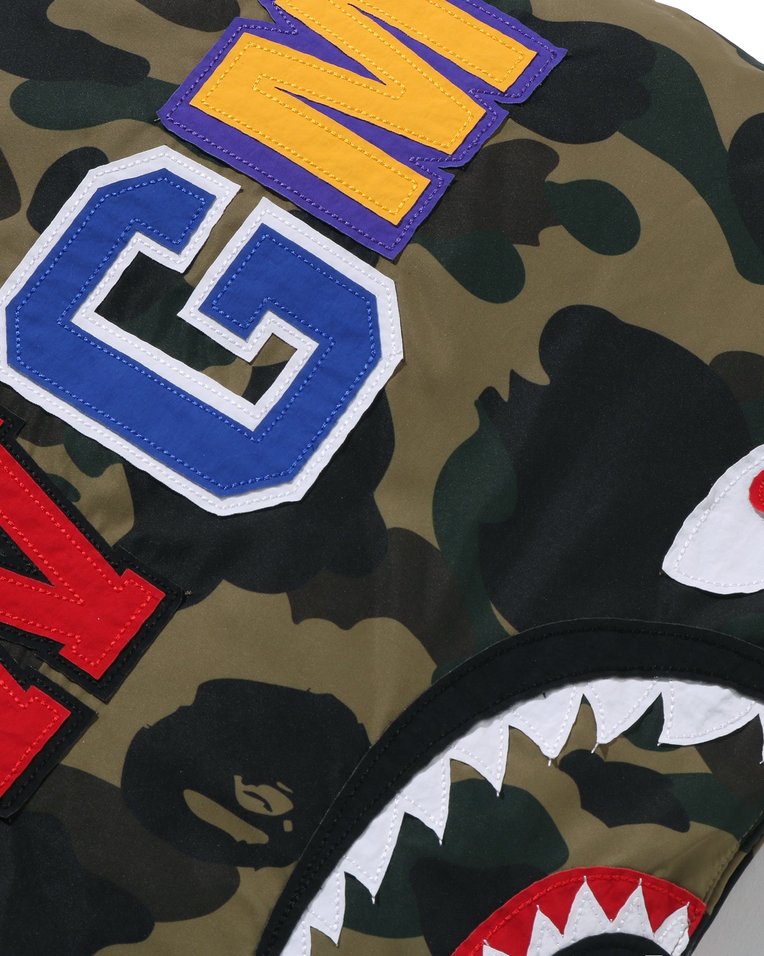 A BATHING APE® 1st Camo Snowboard Sharkdown Jacket | Bape official ...