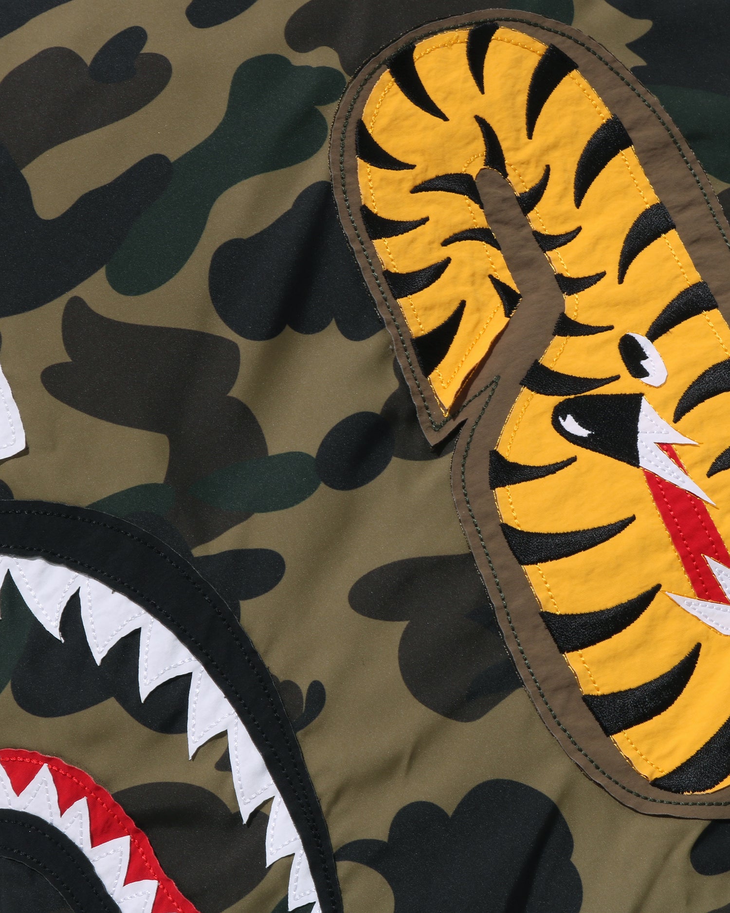 A BATHING APE® 1st Camo Snowboard Sharkdown Jacket | Bape official ...