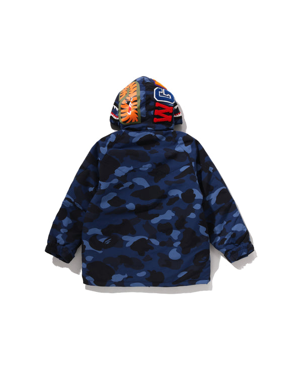 A BATHING APE® Kids Color Camo Shark Snowboard Jacket | Bape official ...