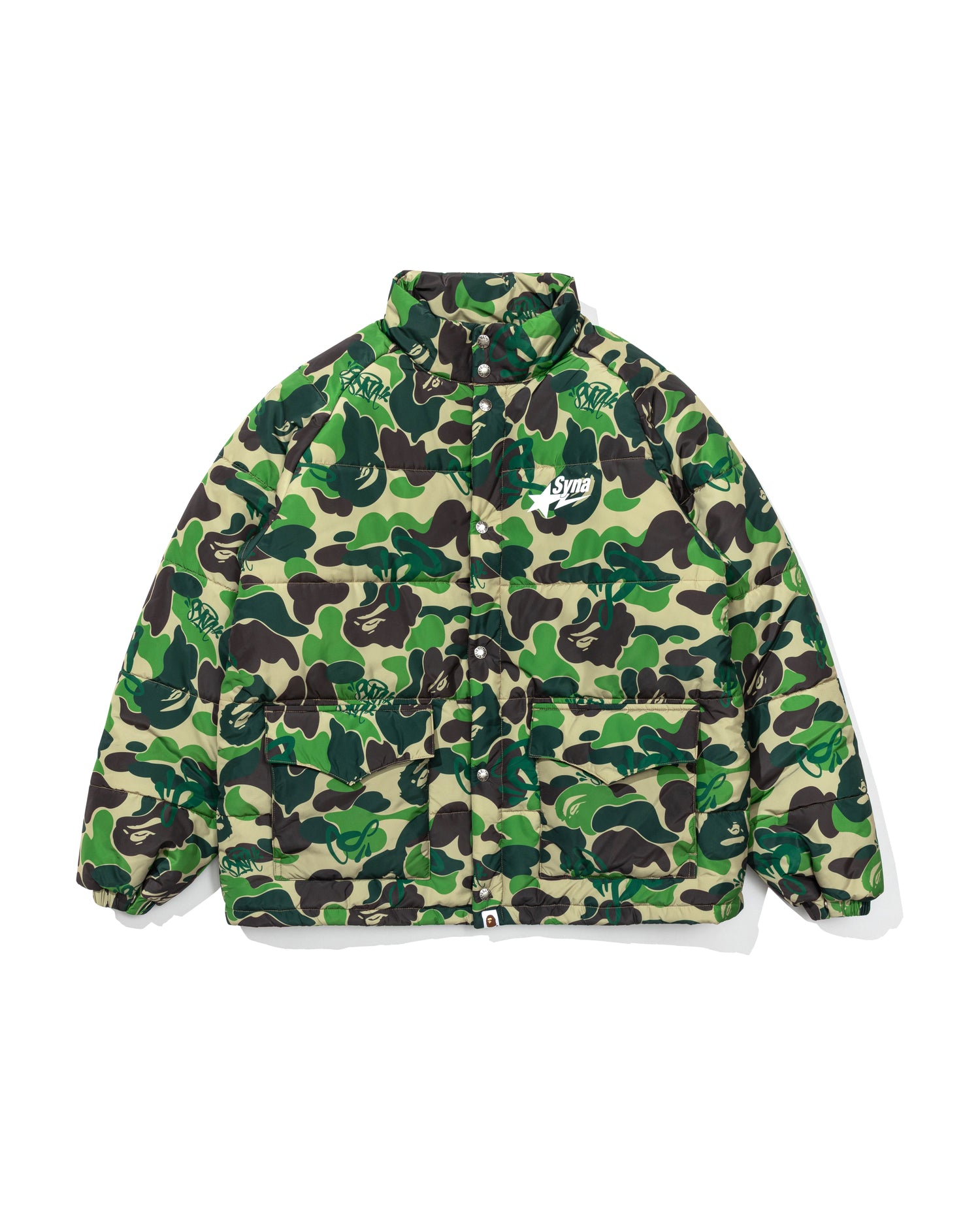 A BATHING APE® BAPE X Spotify X SYNA By Central Cee Puffer Jacket ...