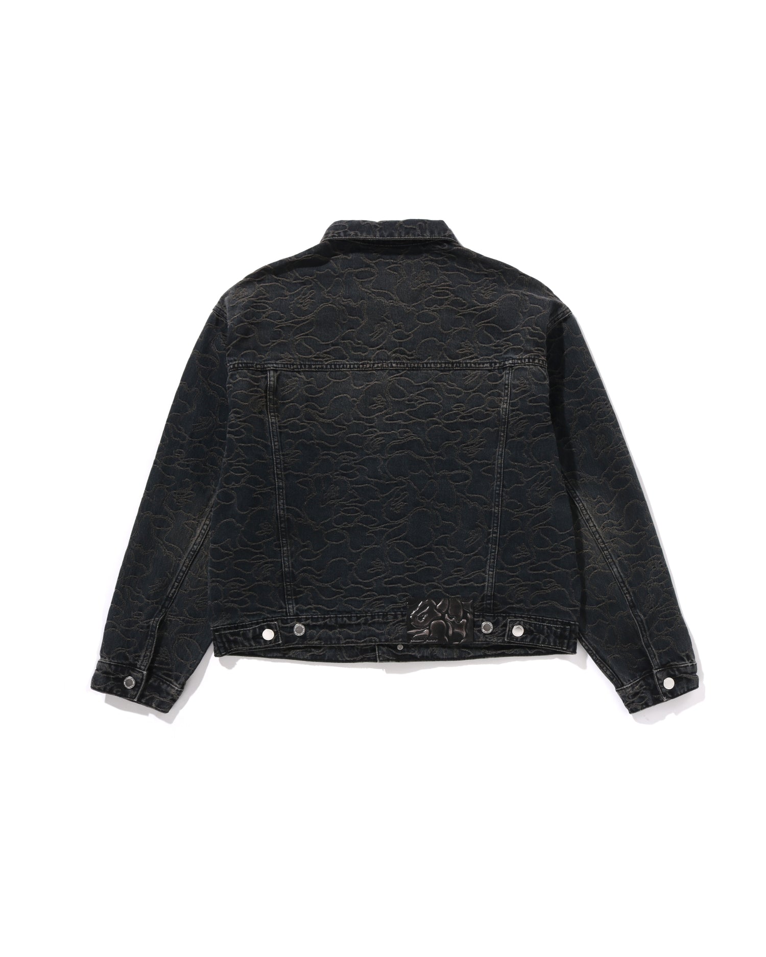 A BATHING APE® Line Camo Jacquard 13oz Denim Jacket | Bape official ...