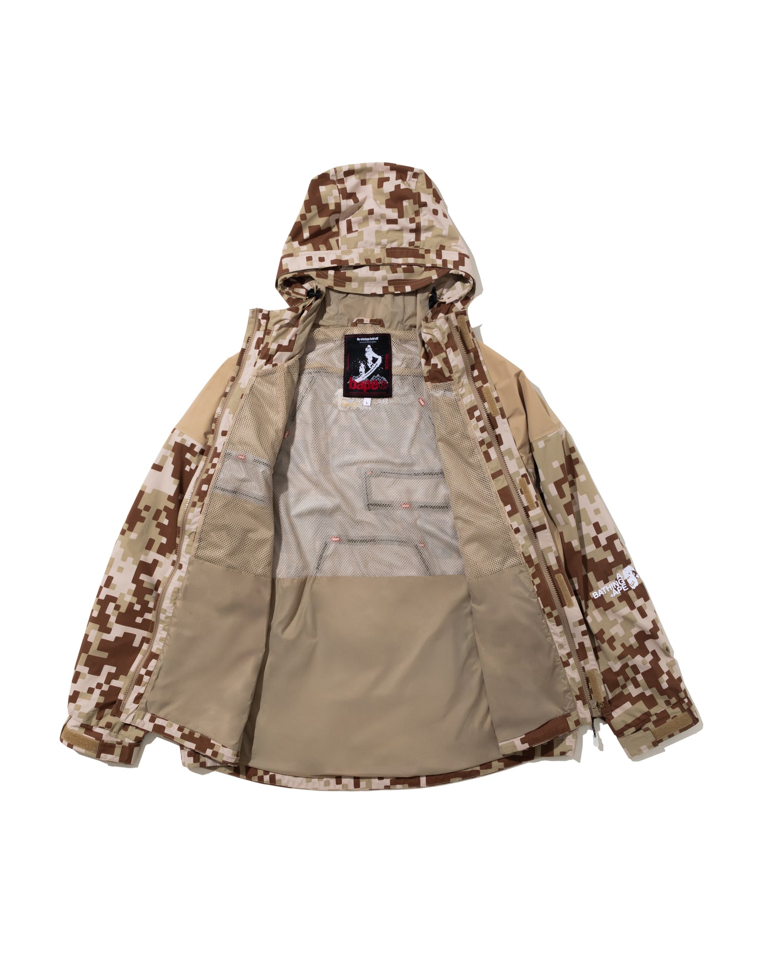 A BATHING APE® BAPE By Kazuki Kuraishi Pixelate Camo Snowboard 2-Layer ...
