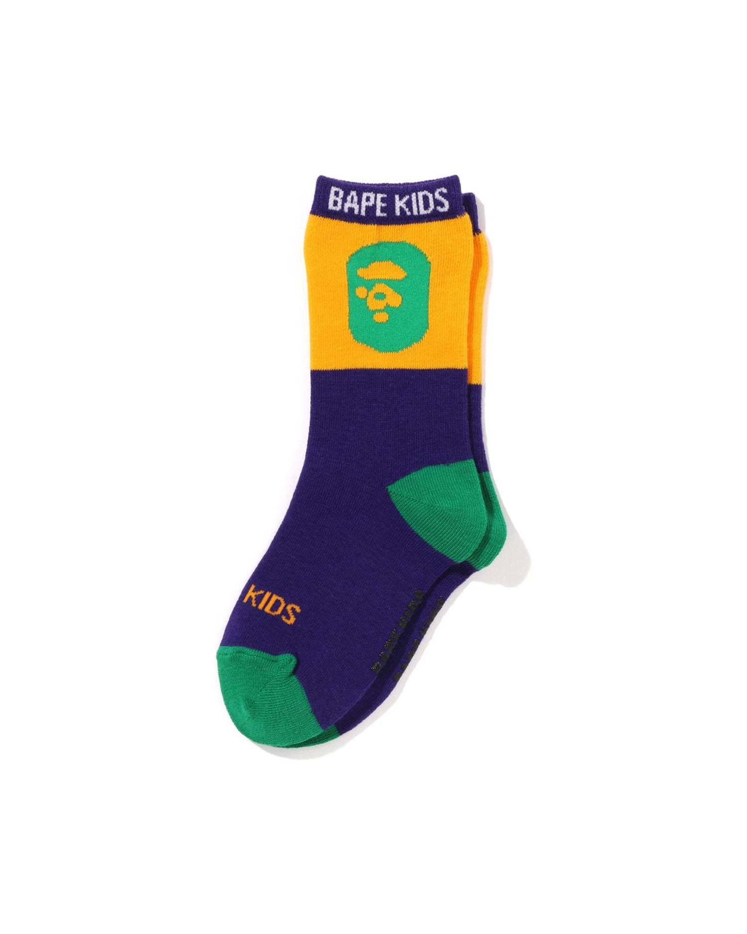 A BATHING APE® Ape Head Color Block Socks | Bape official website – INT ...