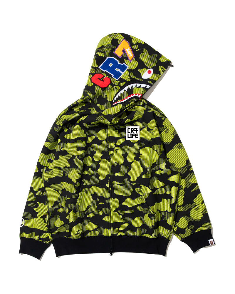 A BATHING APE® BAPE X Cr7 Life Logo Sudadera con capucha de cremallera ...