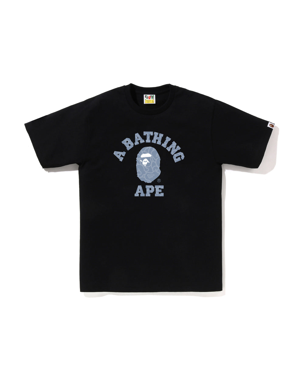 A BATHING APE® Japanese Cloud Camo College Tee | Bape official website ...