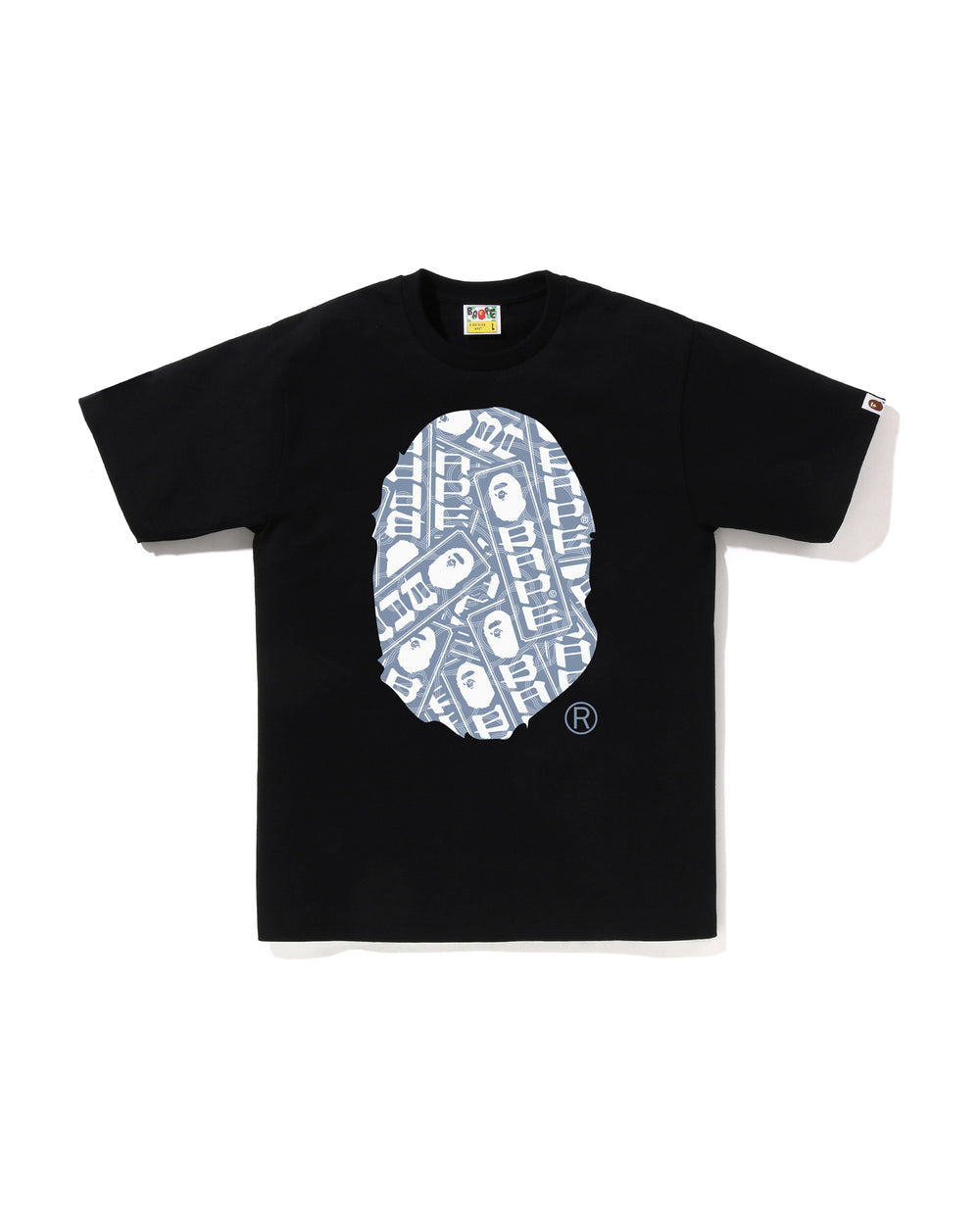 A BATHING APE® Japanese Cloud Camo Label Tee | Bape official website ...