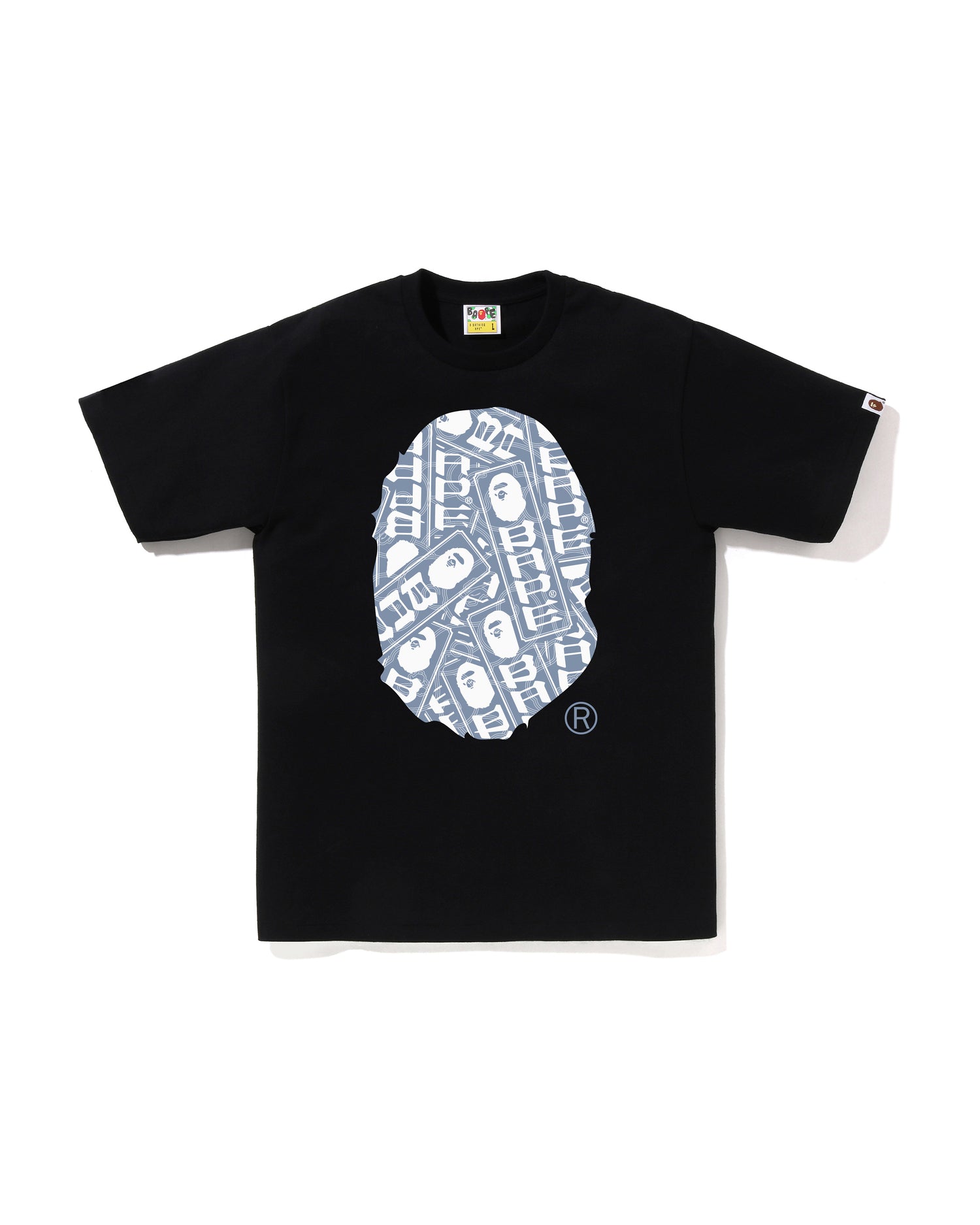 A BATHING APE® Japanese Cloud Camo Label Tee | Bape official website ...