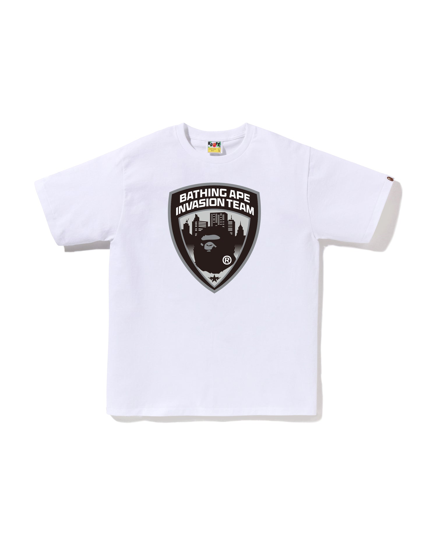 A BATHING APE® Security Emblem Tee | Bape official website – INT.BAPE.COM