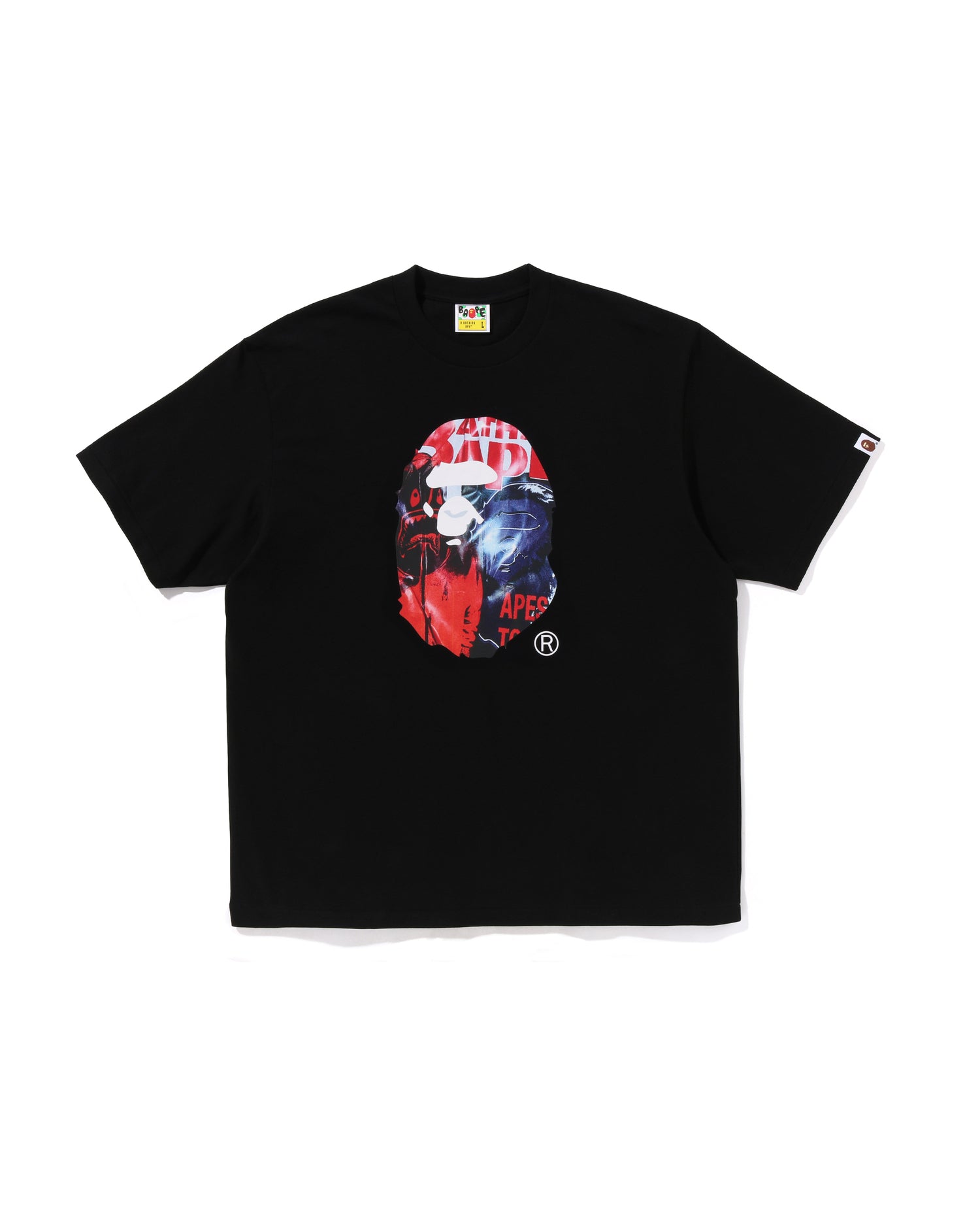 A BATHING APE® Photo Print Ape Head Relaxed Fit Tee | Bape official ...