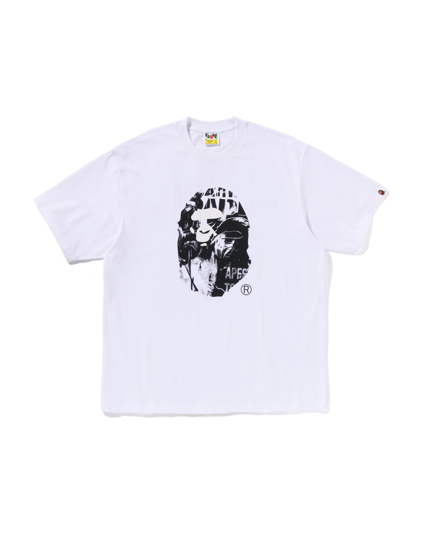 A BATHING APE® Photo Print Ape Head Relaxed Fit Tee | Bape official ...