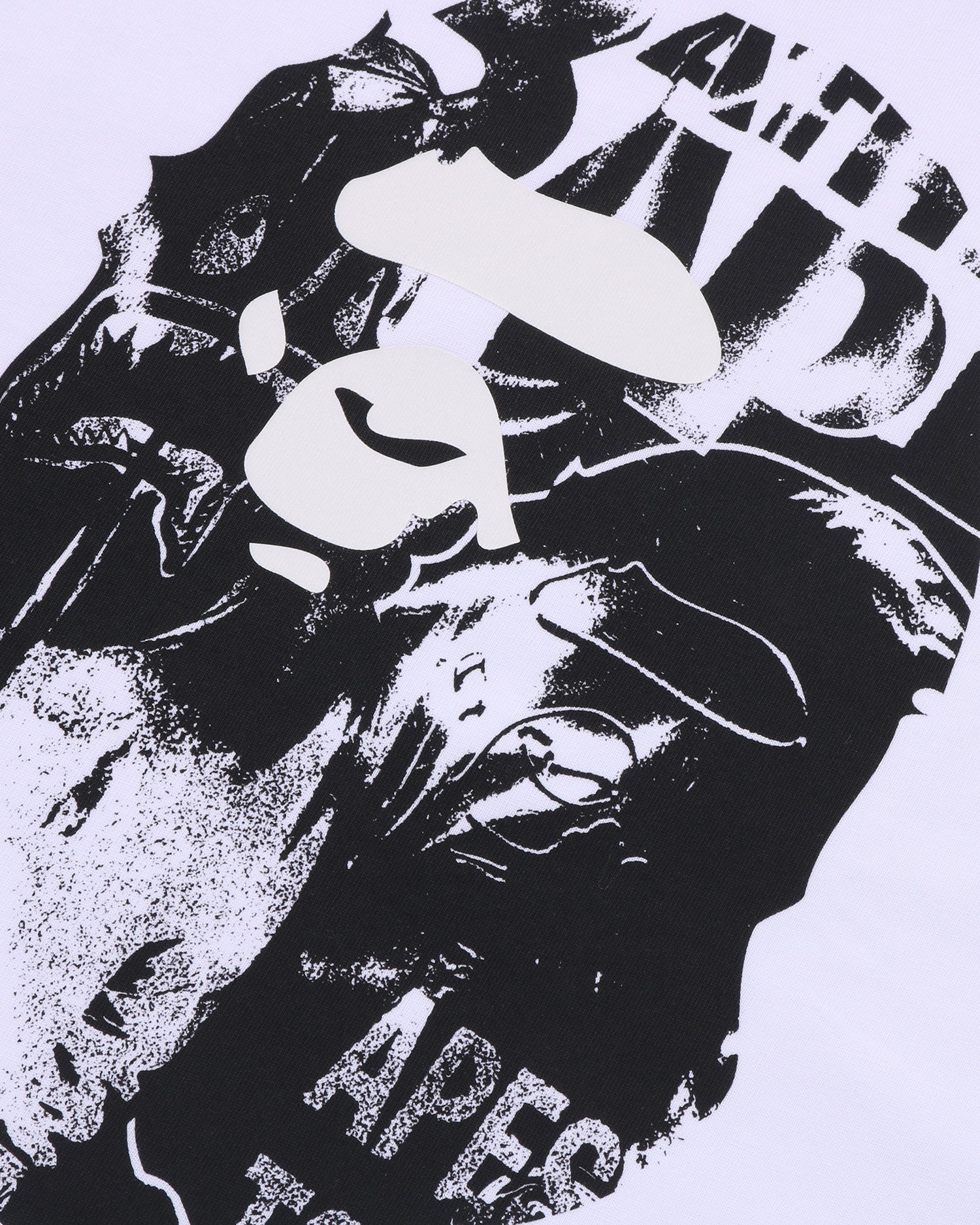 A BATHING APE® Photo Print Ape Head Relaxed Fit Tee | Bape official ...