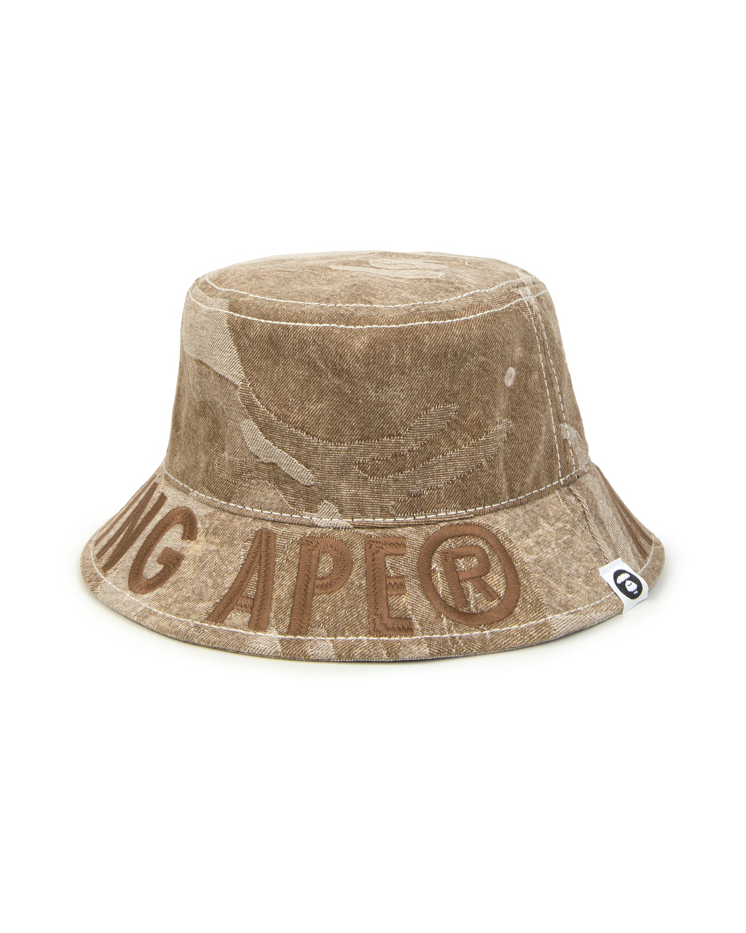 AAPE Moonface camo denim bucket hat | Bape official website – INT.BAPE.COM