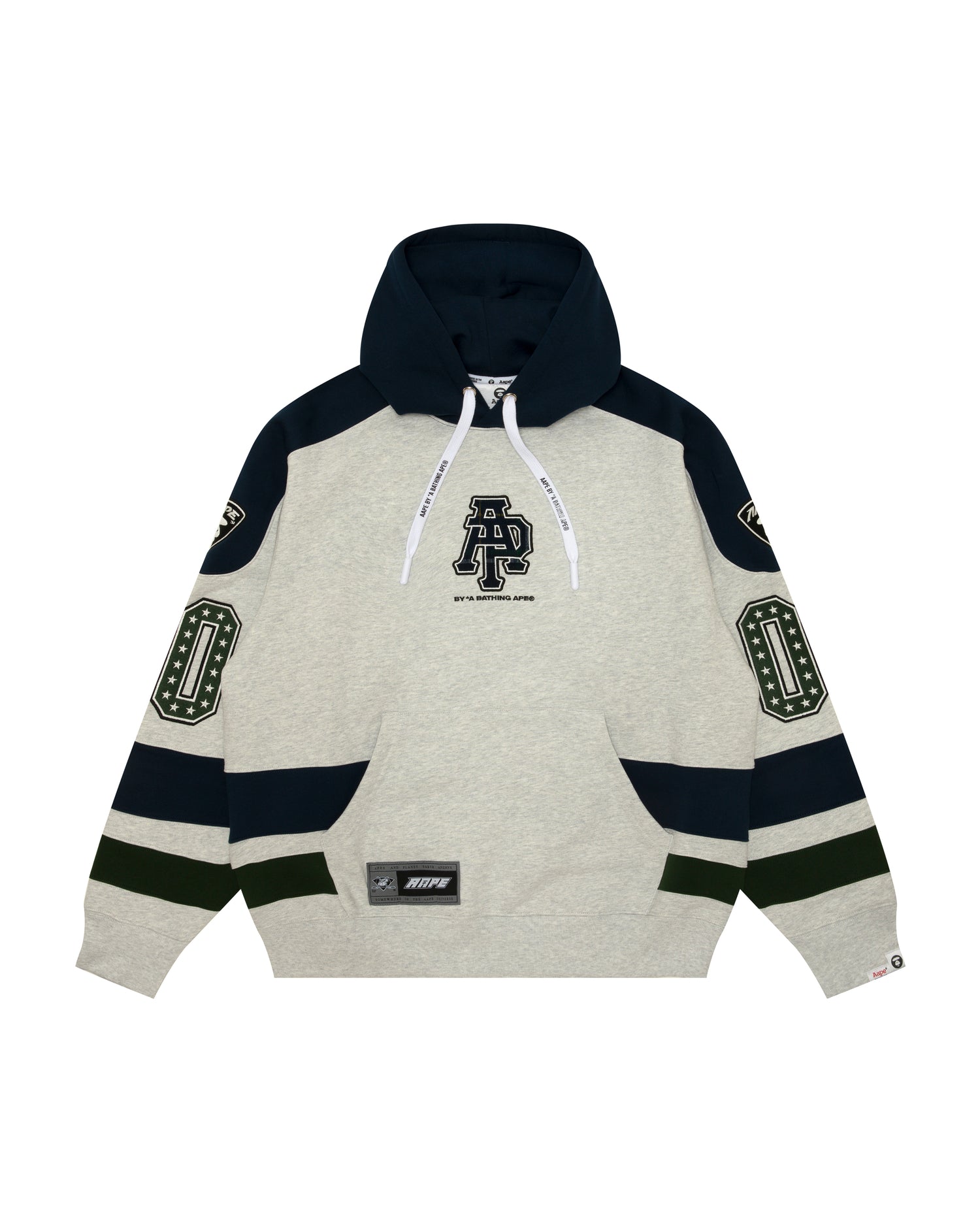 AAPE Logo stripe hoodie | Bape official website – INT.BAPE.COM