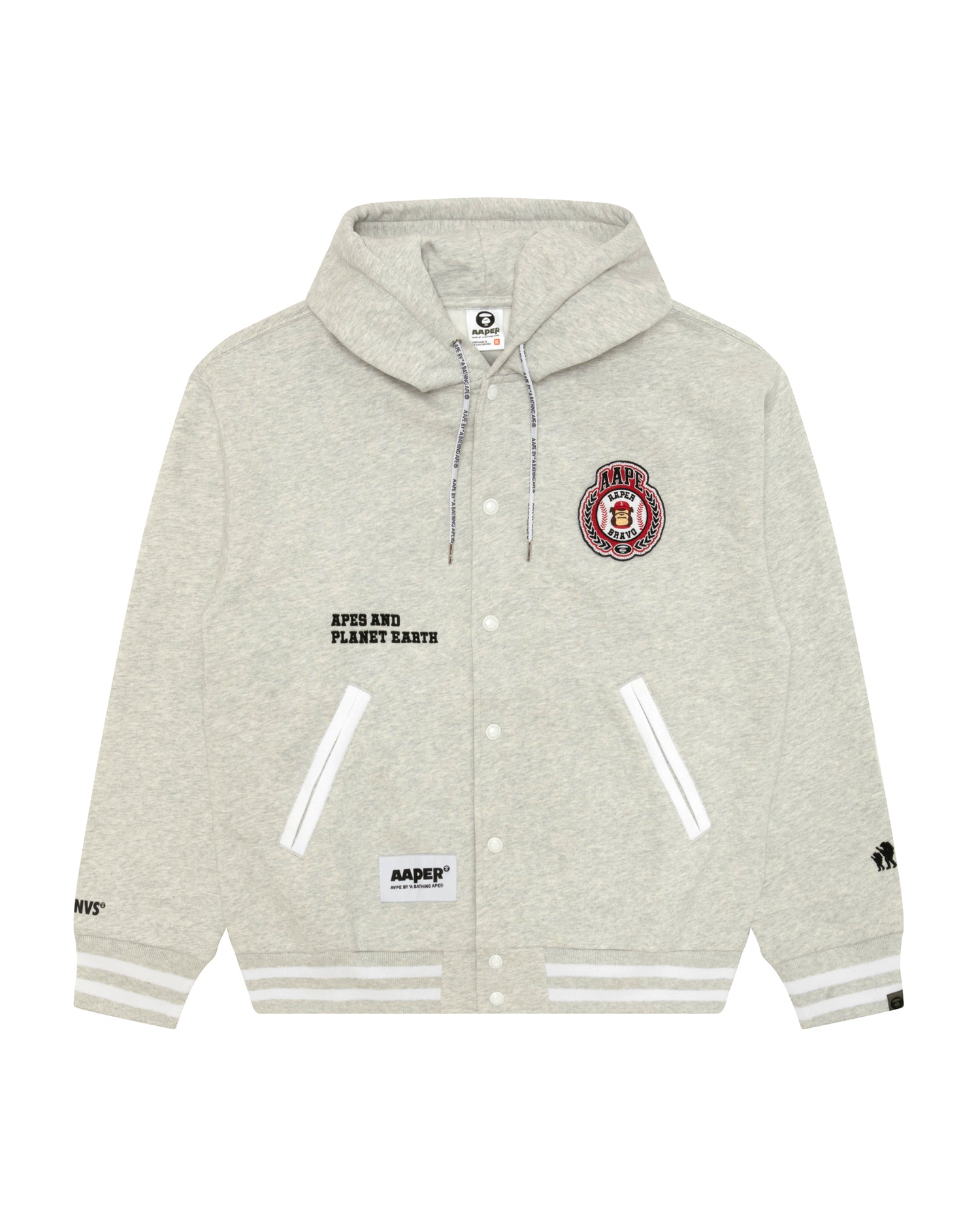 AAPE AAPER hooded varsity jacket | Bape official website – INT.BAPE.COM