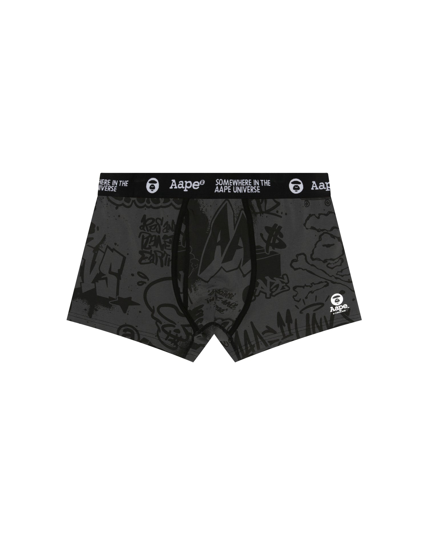 AAPE Moonface logo graffiti print boxer briefs | Bape official website ...