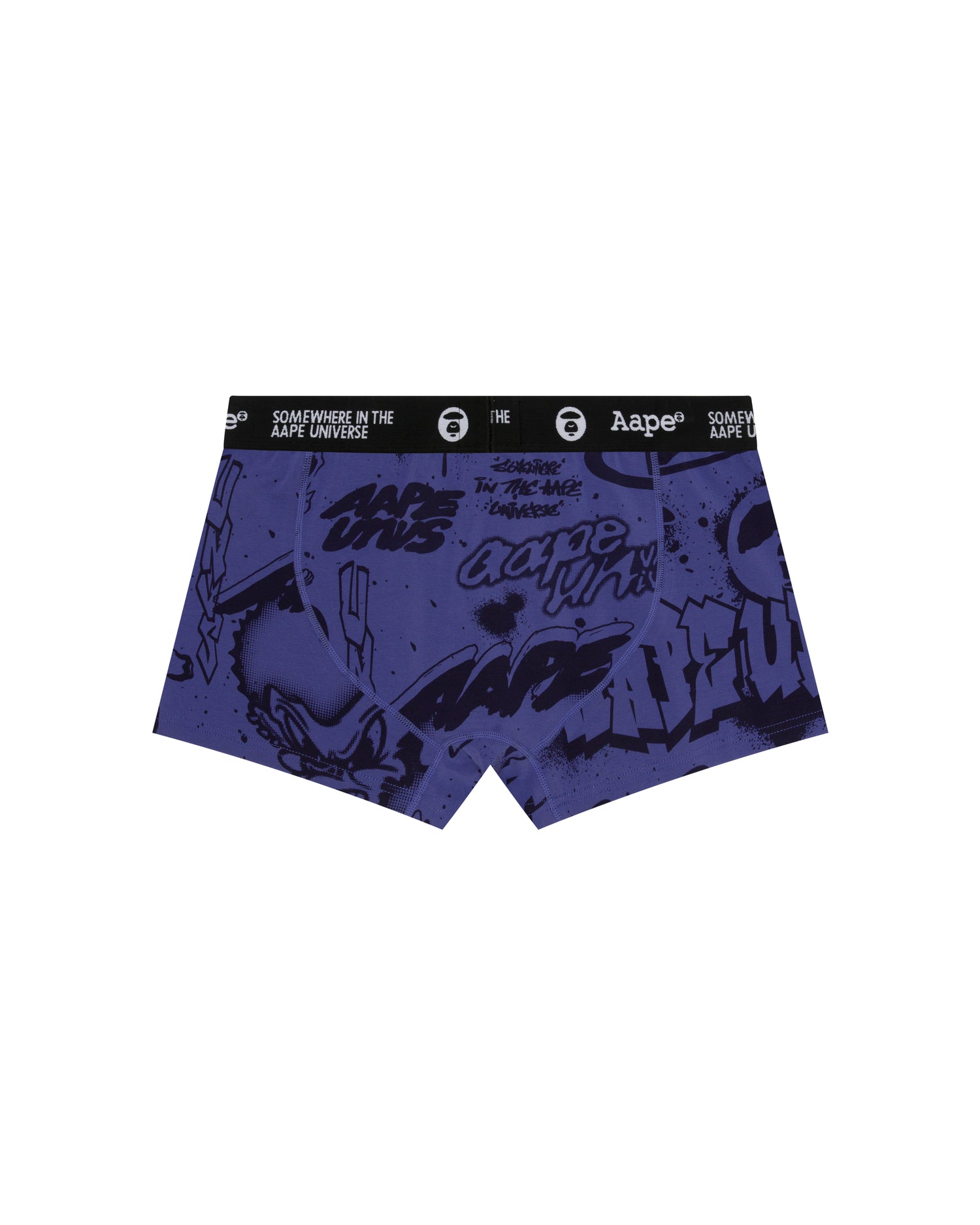 AAPE Moonface logo graffiti print boxer briefs | Bape official website ...